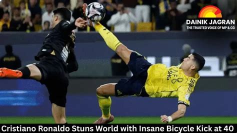Cristiano Ronaldo Stuns World With Insane Bicycle Kick At 40 954th
