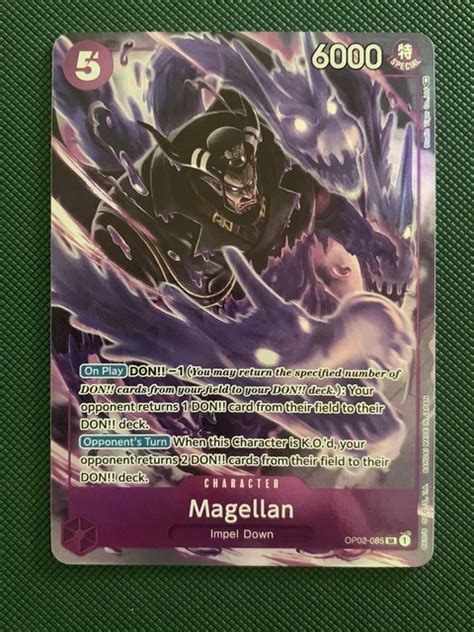 Magellan Op02 085 Secret Rare Alt Art One Piece Card Game Paramount War
