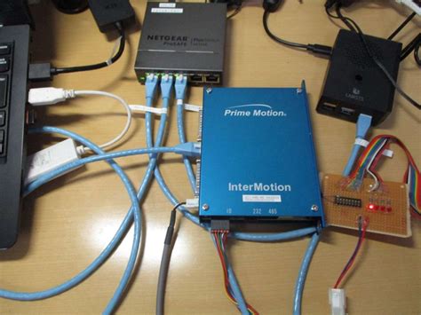 ノートパソコンからラズベリーパイをリモートで操作して、モータ制御