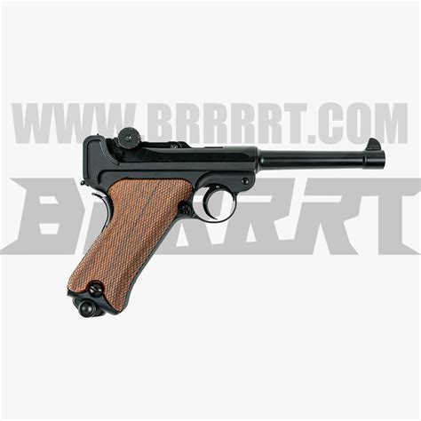 Luger P08 Shell Ejecting Laser Gun Toy Brrrrt