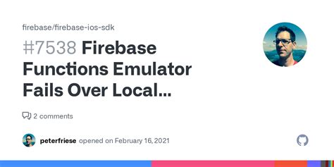 Firebase Functions Emulator Fails Over Local Network · Issue 7538