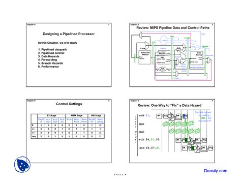 Designing Pipelined Processor Computer Architecture And Design Lecture Slides Docsity