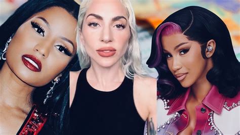 Nicki Minaj And Lady Gaga Squash Beefcardi B A Wannabebig Latto Sadice
