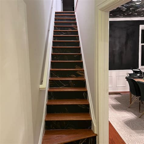 Botanical Removable Stair Riser Decals Olive And Lemon Branch Sticker