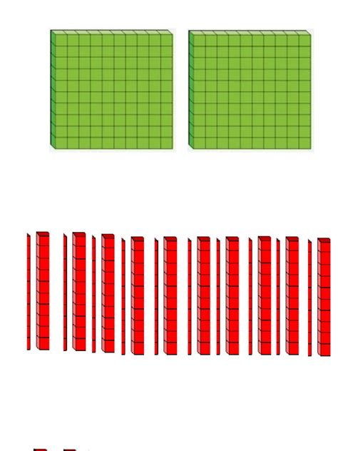 Bloques Multibase Unidades Decenas Y Centenas Pdf