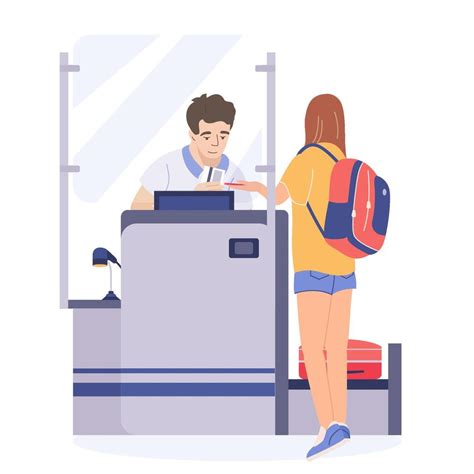 Boarding Pass Counter Vector Art Icons And Graphics For Free Download