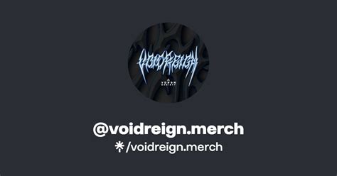 Voidreignmerch Instagram Tiktok Linktree