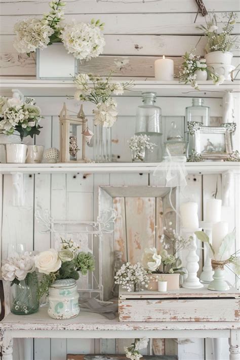 Weiße Shabby Chic Dekoration Shabby Chic Dekoration Shabby Chic Wohnung Shabby Deko