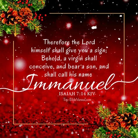 Isaiah 714 Christmas Bible Verse  Images Behold A Virgin Shall