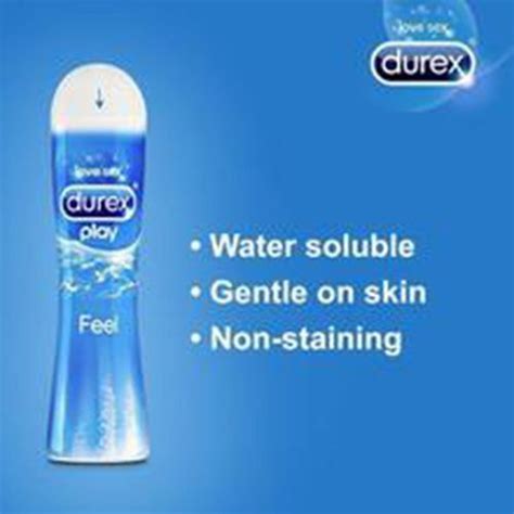 Durex Sex Play Lubricant Water Feel Pleasure Gel Lube 50ml