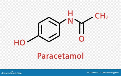Paracetamol Chemical Formula Paracetamol Structural Chemical Formula
