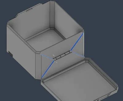 Fully Configurable Clamshell Parts Box Free 3d Print Model Makerworld