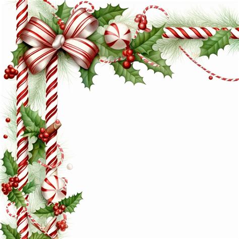 Christmas Corner Border Clipart