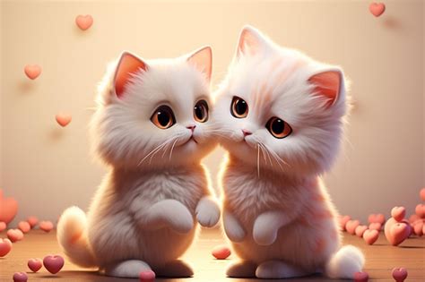 91 000 Cute Cat Pair Pictures