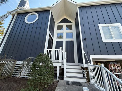 Mid Century Modern Revival With James Hardie Siding And Timbertech Decking Aztek Llc
