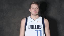 Luka Doncic Nba Dallas Pointing Wink 
