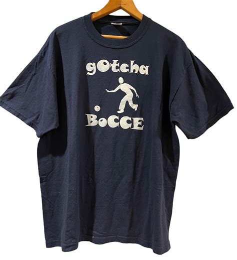 Gotcha Bocce Ball T Shirt Navy Blue Large Ebay