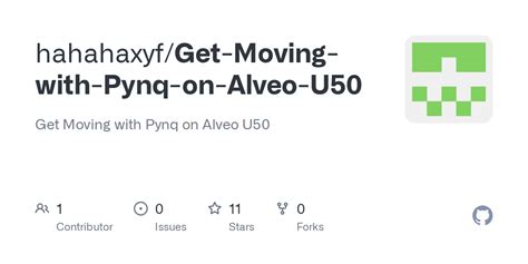 Github Hahahaxyfget Moving With Pynq On Alveo U50 Get Moving With Pynq On Alveo U50