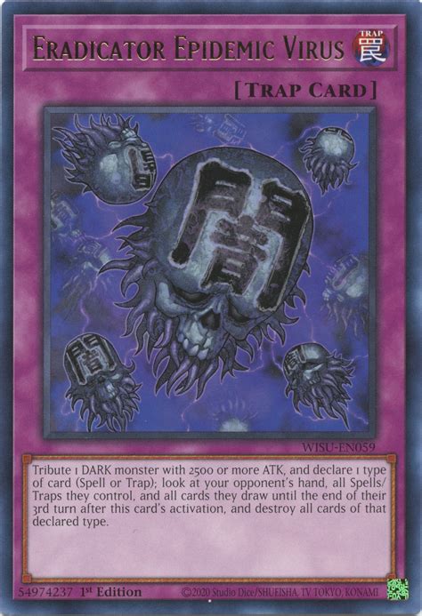 Eradicator Epidemic Virus Wild Survivors Yugioh