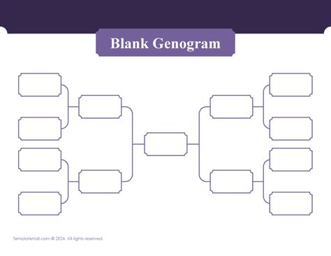 9 Free Blank Genogram Templates Word G Doc And Pdf Format