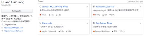 可以在线阅读了！github 标星过万的吴恩达机器学习、深度学习课程笔记，《统计学习方法》代码实现 极市开发者社区