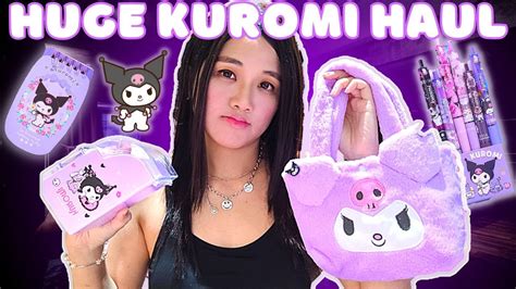 Kuromi Stationery Haul 💜💜 Cute Sanrio Stuff Unboxing Youtube