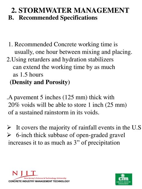 Ppt Pervious Concrete What Is Pervious Definition History Applications 2 Stormwater