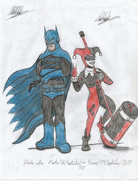 Batman Harley Quinn Fan Art By Whiteshadow51 On Deviantart