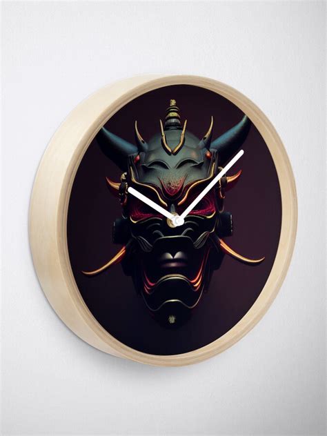 Cyberpunk Japanese Demon Mask Ancient Guard Oni Samurai Mask Ai