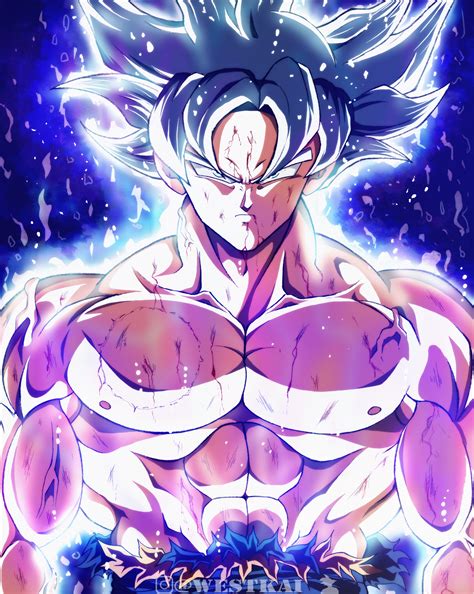 Mastered Ultra Instinct Goku Fanart By Westkai12 On Deviantart