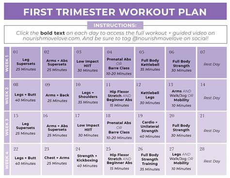 Multi Gym Exercise Chart Pdf Free