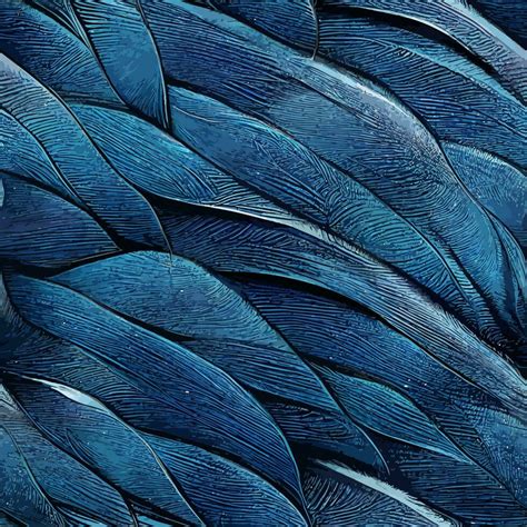 Blue Feather Wallpaper