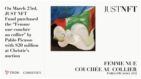 Just Nft Fund Launches The Worlds First Picasso Nft To Help