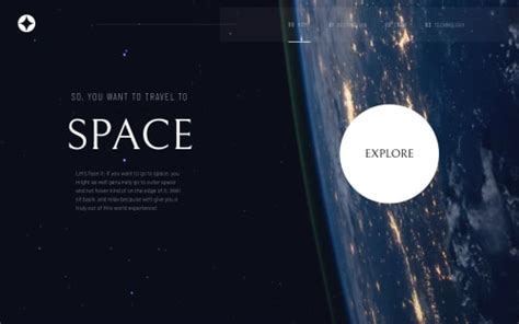 Frontend Mentor Responsive Space Tourism Website Built With React