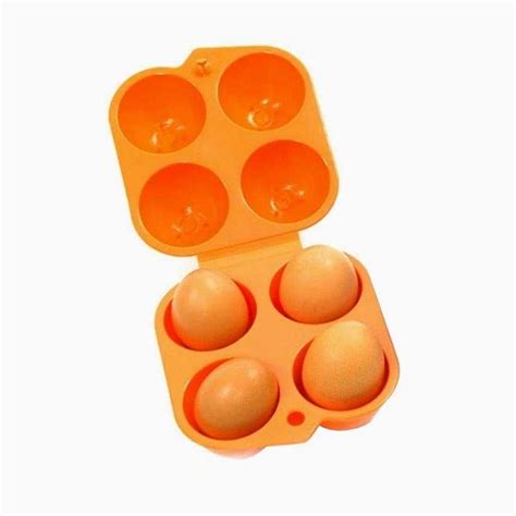 Egg Protector For 4 Eggs Orange — Vuno Hiking Online Store
