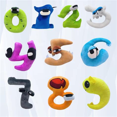 Number Lore Plush Etsy