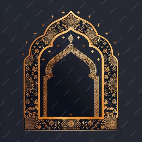 Premium Vector Islam Frame Vector