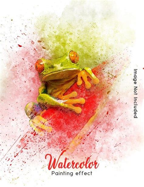 Watercolor Splash Effect Template