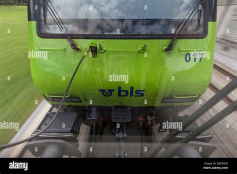 Bls Class 465 Electric Locomotive Seen From Inside A Carriage