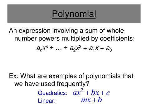 Ppt Basics Of A Polynomial Powerpoint Presentation Free Download Id 2141436