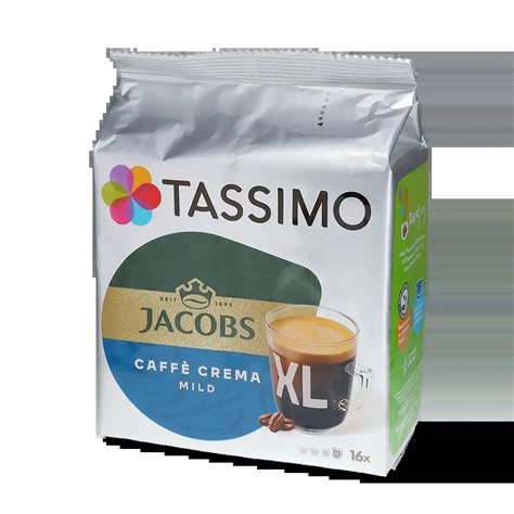Jacobs Caffé Crema Mild Xl 16 Kapseln Für Tassimo