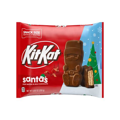 Kit Kat Milk Chocolate Wafer Snack Size Santas Christmas Candy Shop