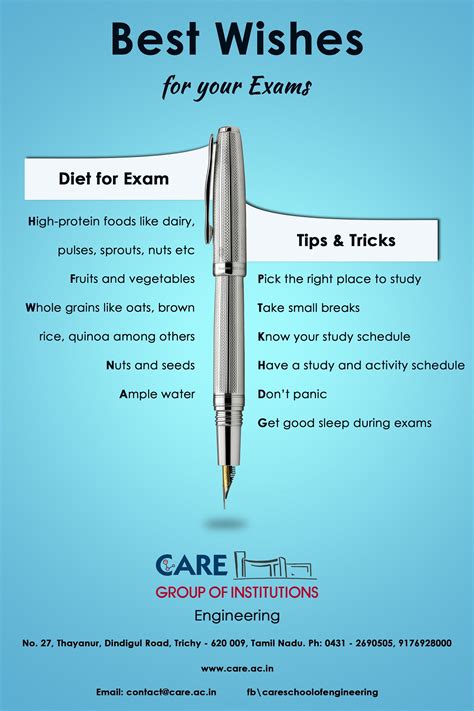 Exam Tips CARE Group Of Institutions