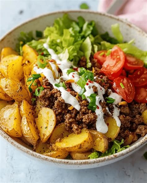 Loaded Potato Taco Bowl