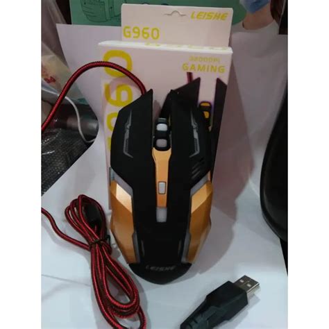 Leishe G960 Wired Gaming Mouse Daraz Pk