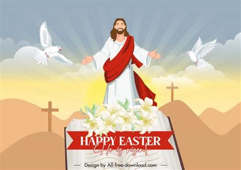 Easter Jesus Clipart Easter Jesus Christ Rose From The Dead Sunday