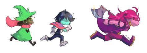 Deltarune Ralsei Kris And Susie By Zjedz Goffra On Deviantart