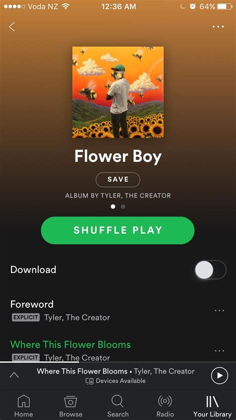 Flower Boy Is Officially Out On Spotify Rtylerthecreator