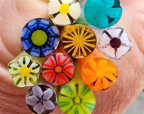 Coe 96 Floral Mix Assorted 15 Oz Murrini Murrine Millefiori