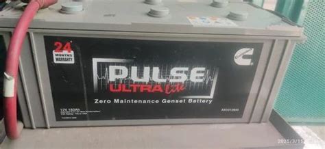 Generator Battery Cummins Pulse Ultra Lite Battery 12v 160ah Service